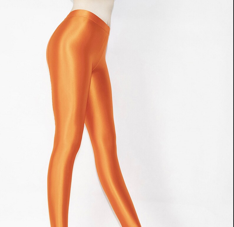 Aesco Satin Shiny Lycra Spandex Glossy Shiny Silky Smooth Wet Look