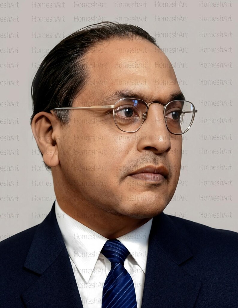 B. R. Ambedkar Portrait High Resolution HD Color and Black & White ...