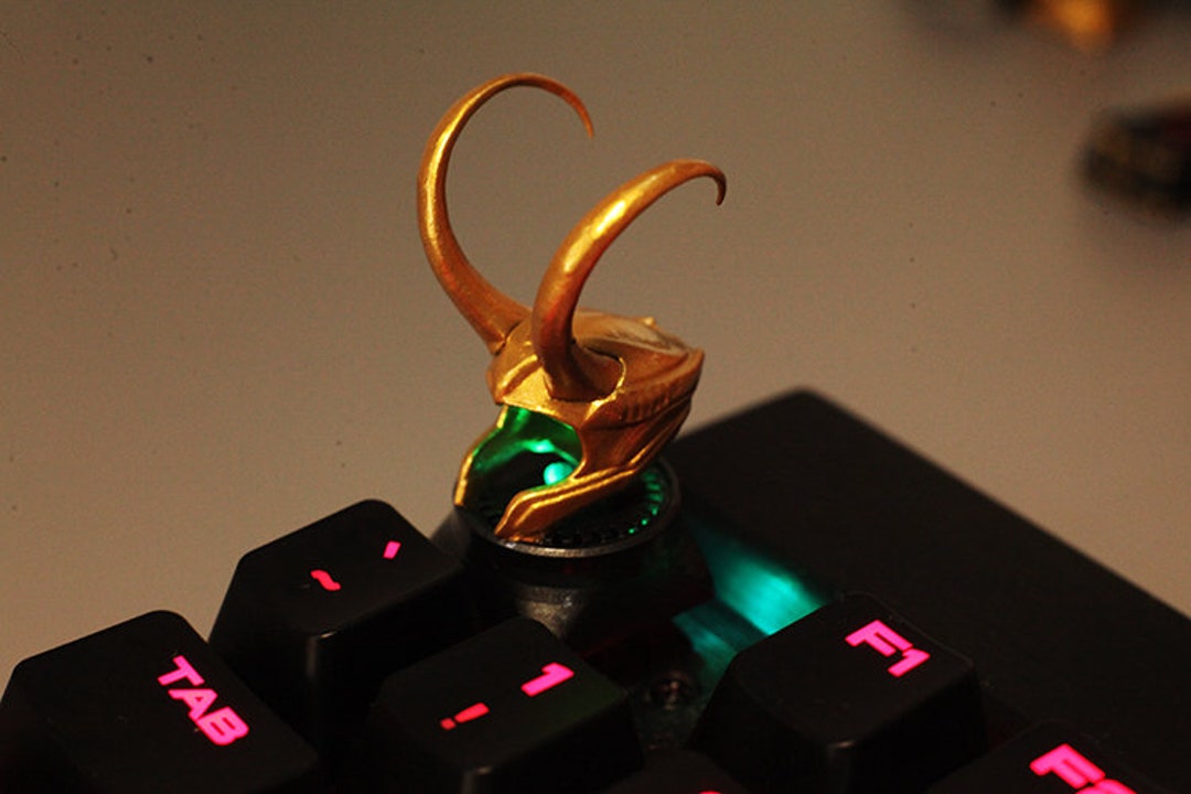 Loki Helmet Inspired Keycap for MX Switch Mechanical Keyboards - Etsy