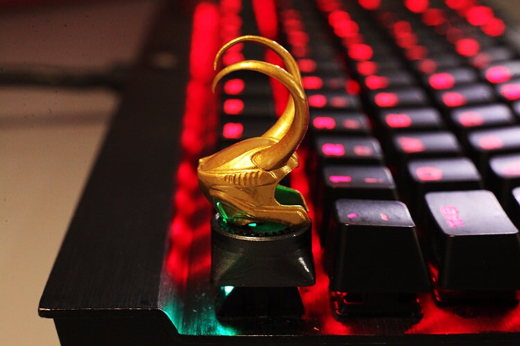 Loki Helmet Inspired Keycap for MX Switch Mechanical Keyboards - Etsy
