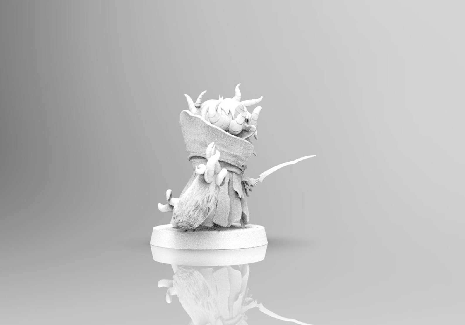 Chibi Morgott the Omen King margit the Fell Omen 3D Print - Etsy