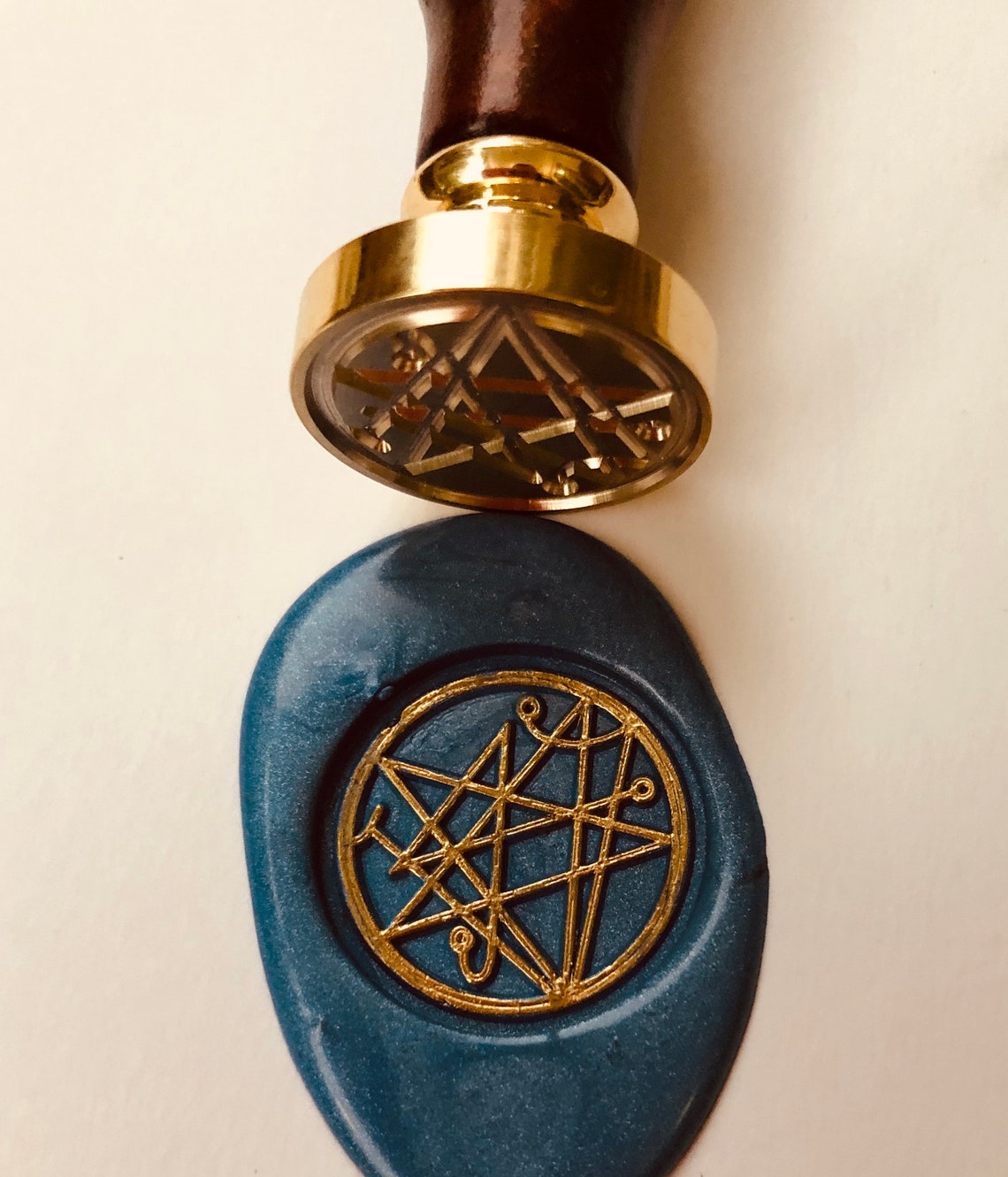 The Necronomicon Seal Wax Stamp From Cthulhu Mythos Call of | Etsy