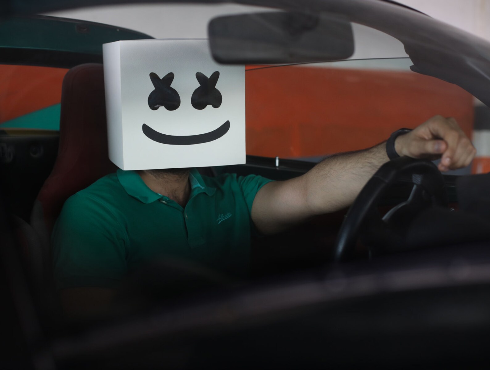 Happy Cube Mask Low Poly Cube Mask Papercraft Template 3D - Etsy