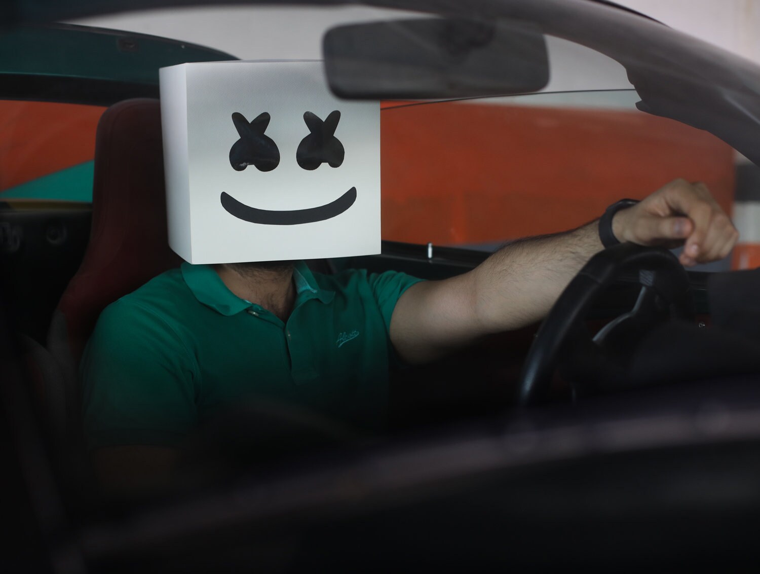 Happy Cube Mask Low Poly Cube Mask Papercraft Template 3D - Etsy