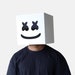 Happy Cube Mask, Low Poly Cube Mask, Papercraft Template, 3D Low Poly ...