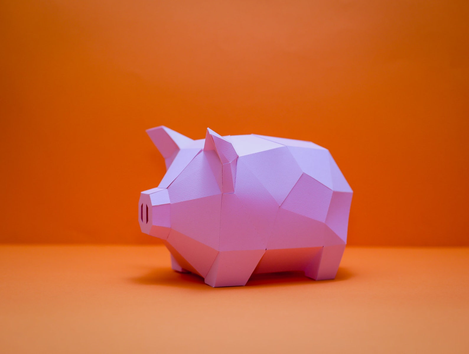 Pig Sculpture Papercraft, 3D Paper Craft, Pig Sculpture, DIY 3D, Low ...