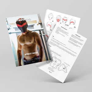 DIY Low Poly Robot Mask, Papercraft Template, 3D Low Poly Masks ...