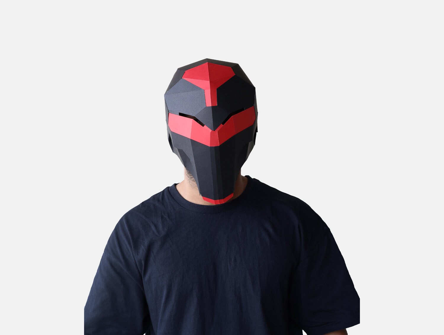 DIY Low Poly Robot Mask Papercraft Template 3D Low Poly - Etsy