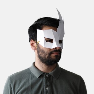 DIY Low Poly Fire Mask, Fire Mask, Papercraft Template, 3D Low Poly ...