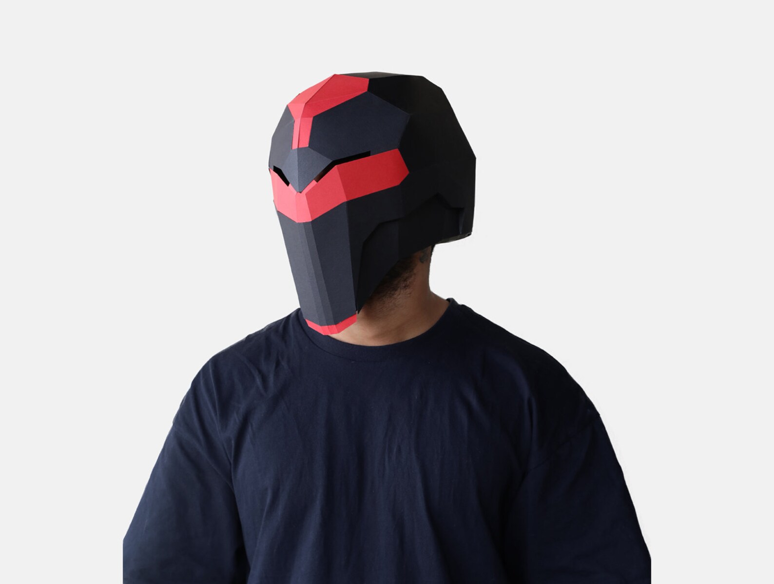 DIY Low Poly Robot Mask, Papercraft Template, 3D Low Poly Masks ...