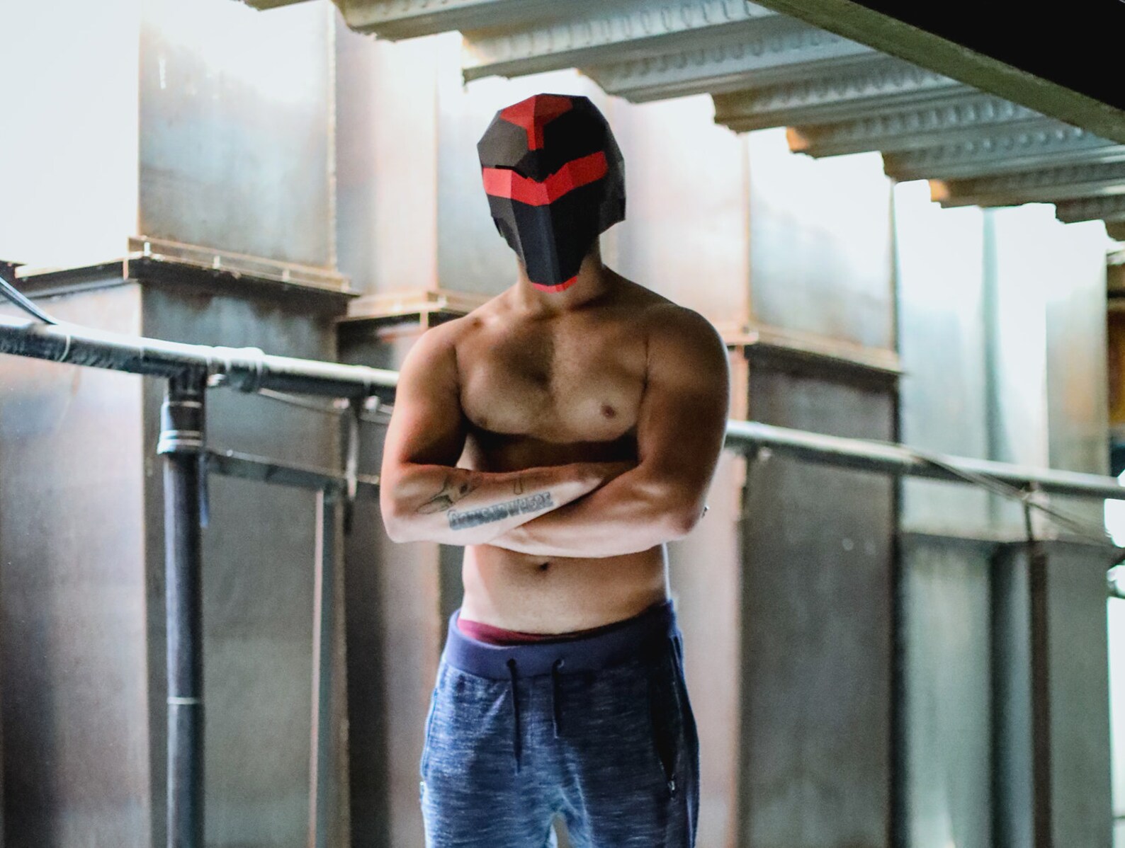 DIY Low Poly Robot Mask, Papercraft Template, 3D Low Poly Masks ...