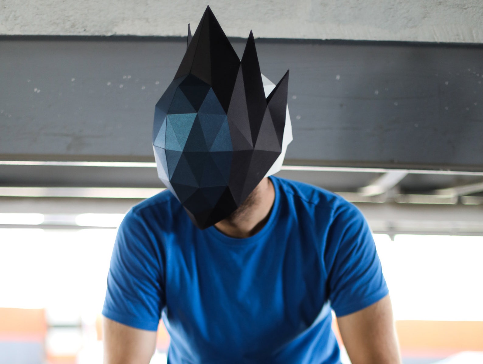 Anime Mask Anime Costume 3D Paper Craft Template Halloween - Etsy