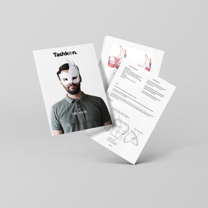 DIY Low Poly Fire Mask, Fire Mask, Papercraft Template, 3D Low Poly ...