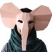 Low Poly Robot Mask, Robot V2 Mask, Papercraft Template, 3D Low Poly ...
