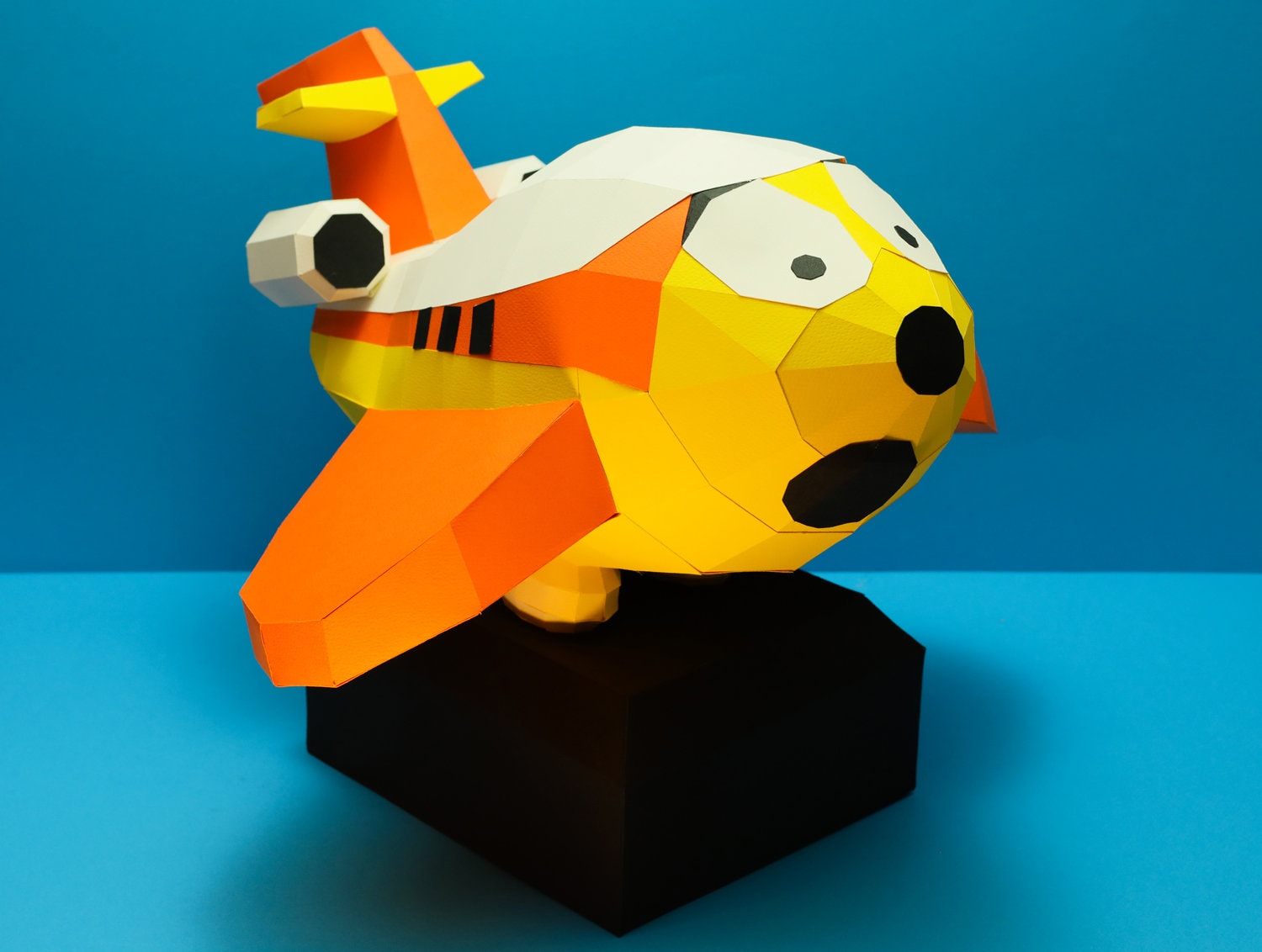 Jimbo Jet Sculpture Jet Air Plane 3D Paper Craft DIY Art - Etsy