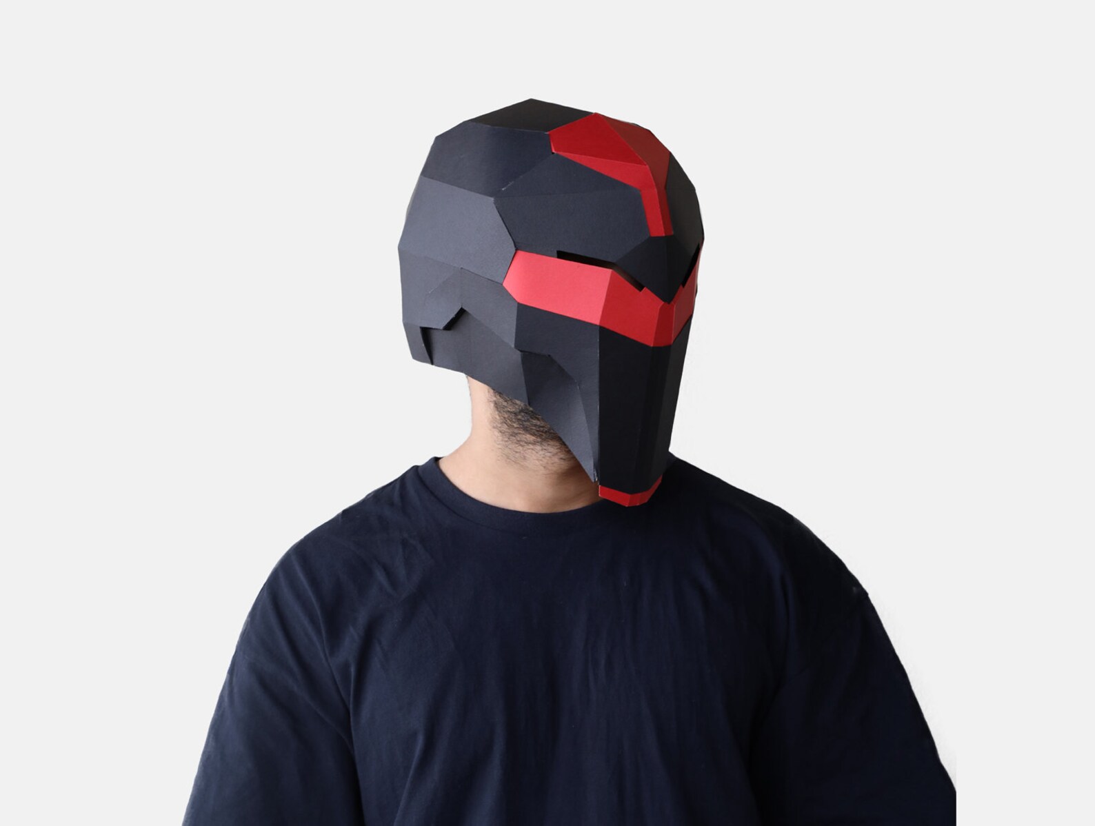 DIY Low Poly Robot Mask, Papercraft Template, 3D Low Poly Masks ...