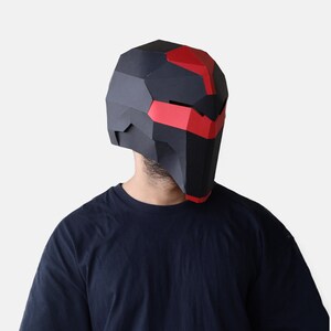 DIY Low Poly Robot Mask, Papercraft Template, 3D Low Poly Masks ...