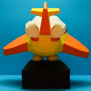 Jimbo Jet Sculpture, Jet Air Plane, 3D Paper Craft, DIY Art, Origami ...