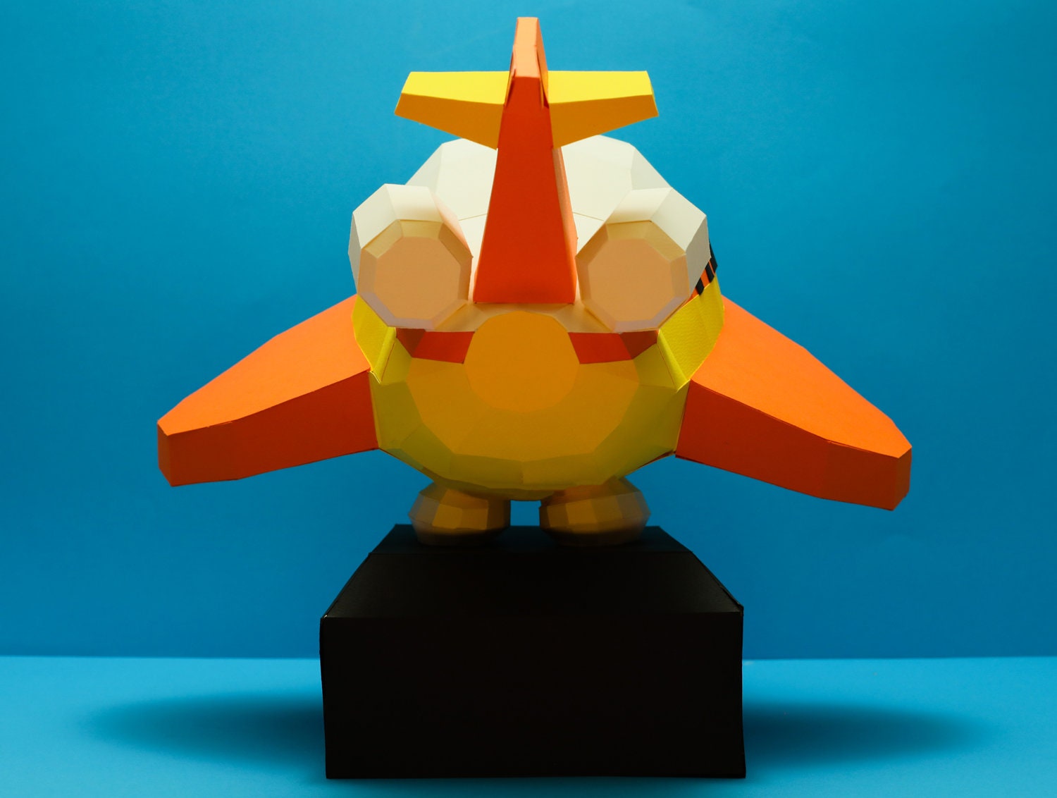 Jimbo Jet Sculpture Jet Air Plane 3D Paper Craft DIY Art - Etsy