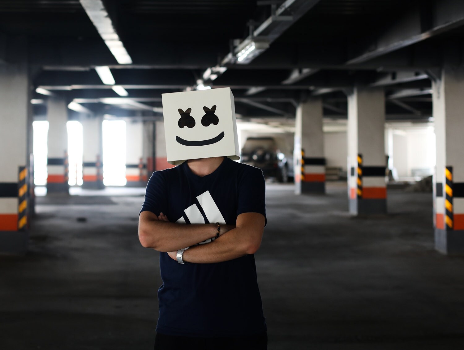 Happy Cube Mask Low Poly Cube Mask Papercraft Template 3D - Etsy