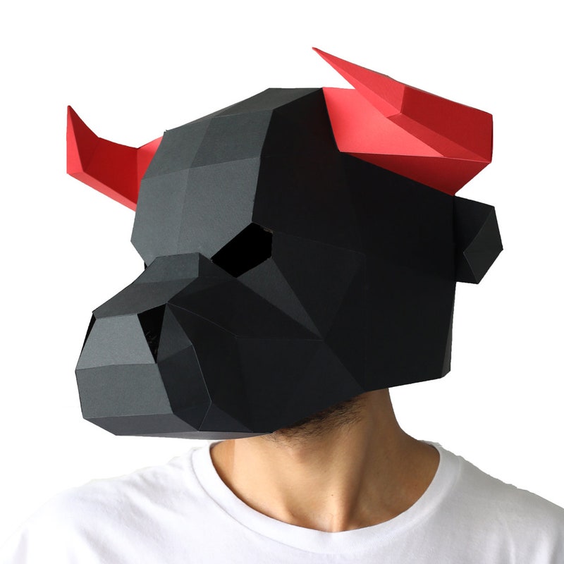 Bull Mask - Etsy