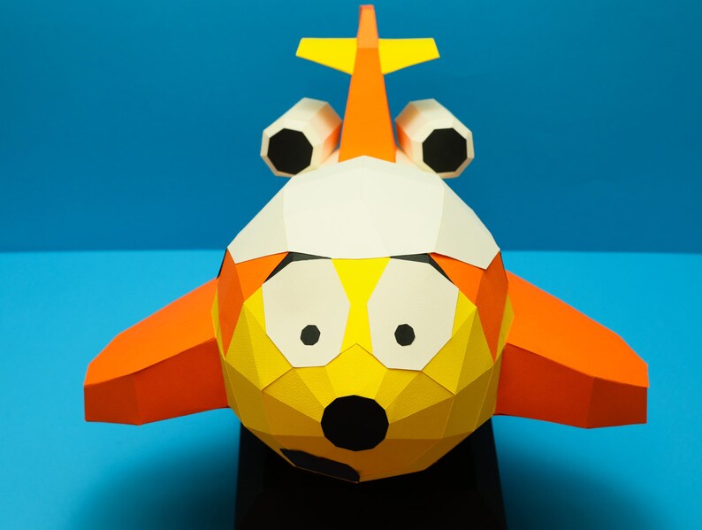 Jimbo Jet Sculpture Jet Air Plane 3D Paper Craft DIY Art - Etsy