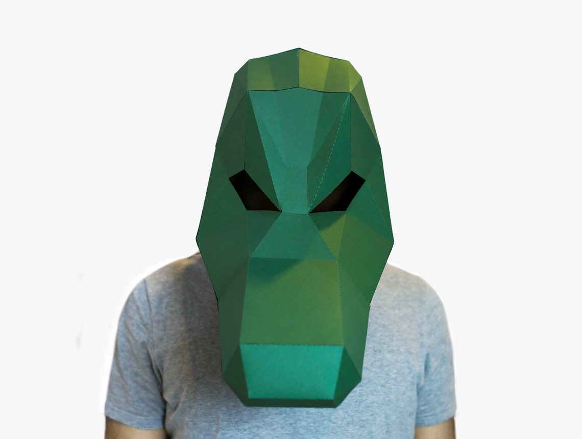 DIY Crocodile Mask Template Alligator Mask Paper Craft - Etsy