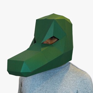 DIY Crocodile Mask Template, Alligator Mask, , Paper Craft, Printable ...