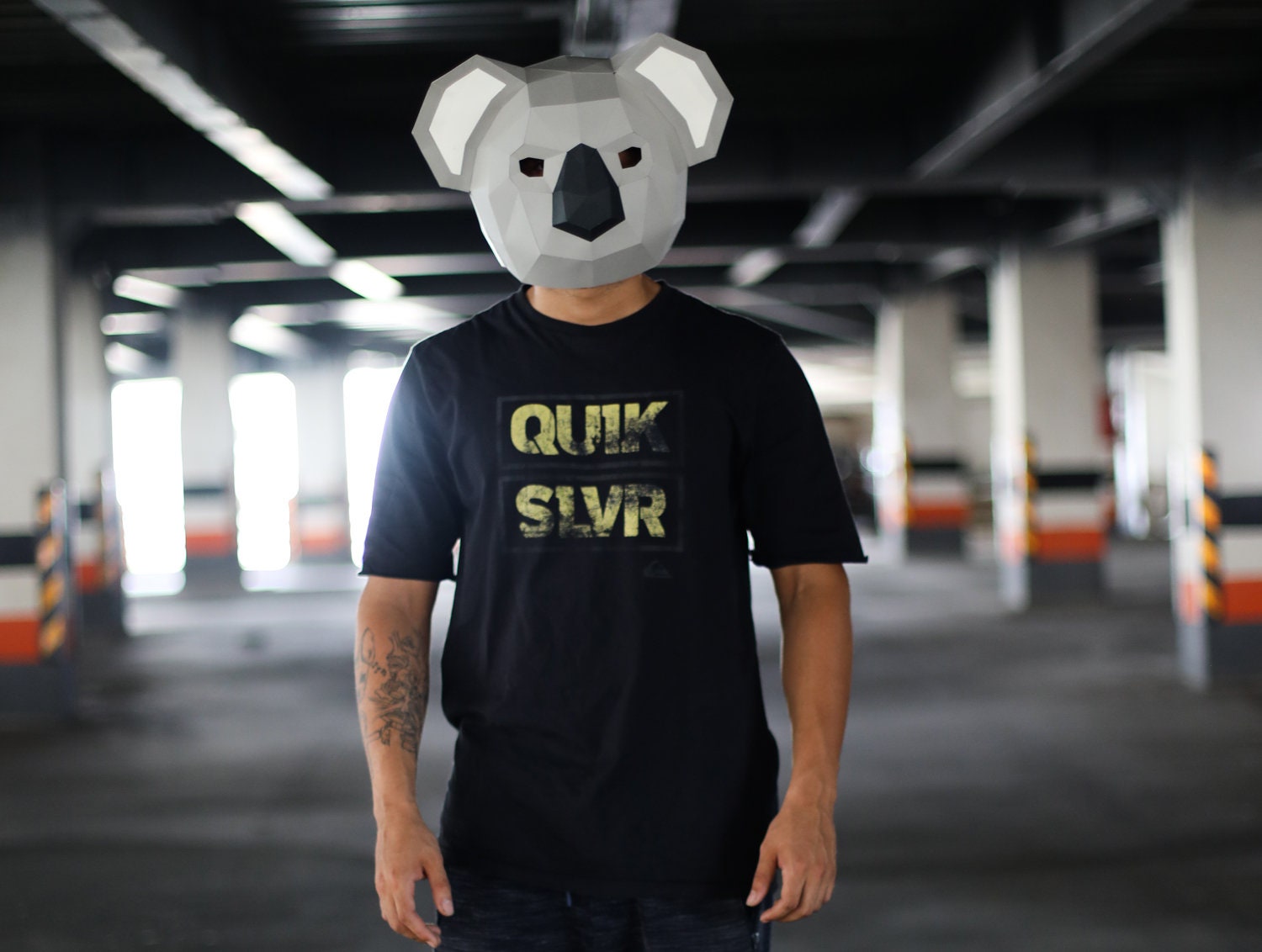 DIY Low Poly Koala Mask, Papercraft Template, 3D Low Poly Masks ...