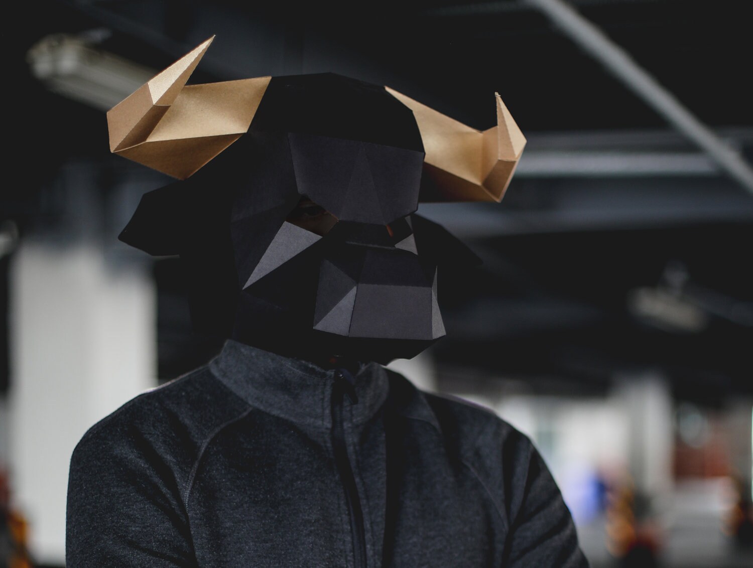 DIY Low Poly Bull Mask Low Poly Red Bull Maskdiy Printable - Etsy Canada