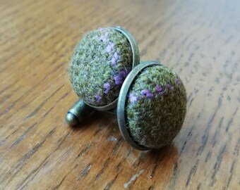 Fabric Cufflinks | Etsy UK