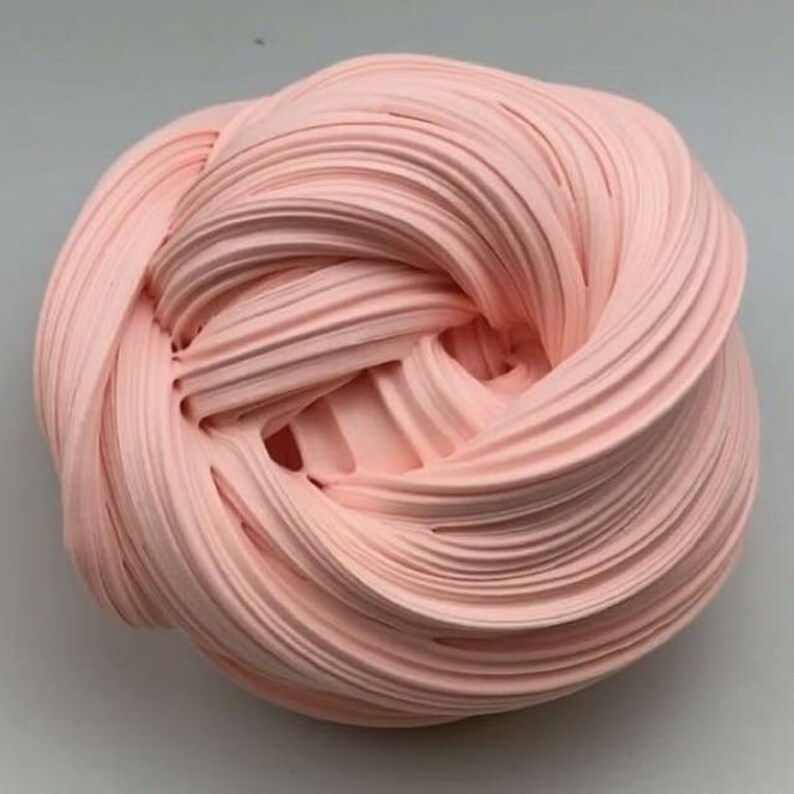 Peach Fluffy Slime GIANT SIZE 8 oz | Etsy