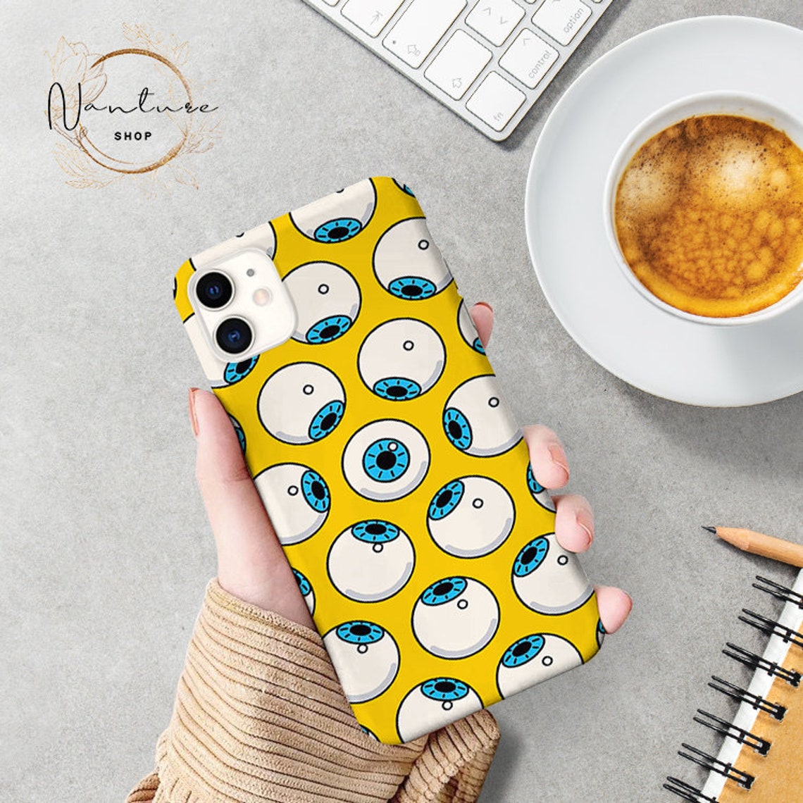 Yellow Eyeball Huawei Mate 20 Case Huawei P Smart Case Huawei | Etsy