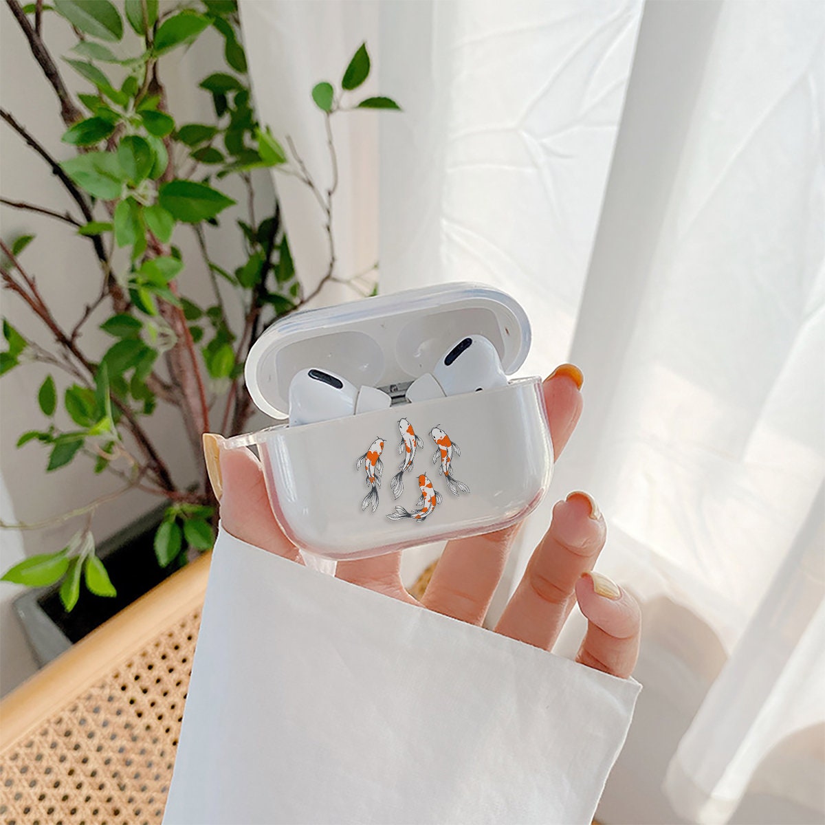 Koi Fish Airpods Pro Case Airpods 2 Case Airpods Case Airpods | Etsy