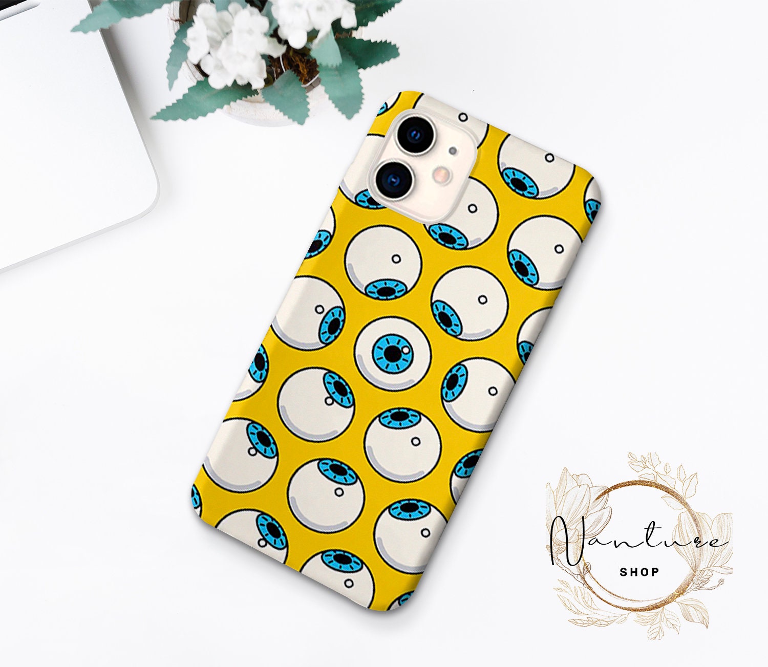 Yellow Eyeball Huawei Mate 20 Case Huawei P Smart Case Huawei | Etsy