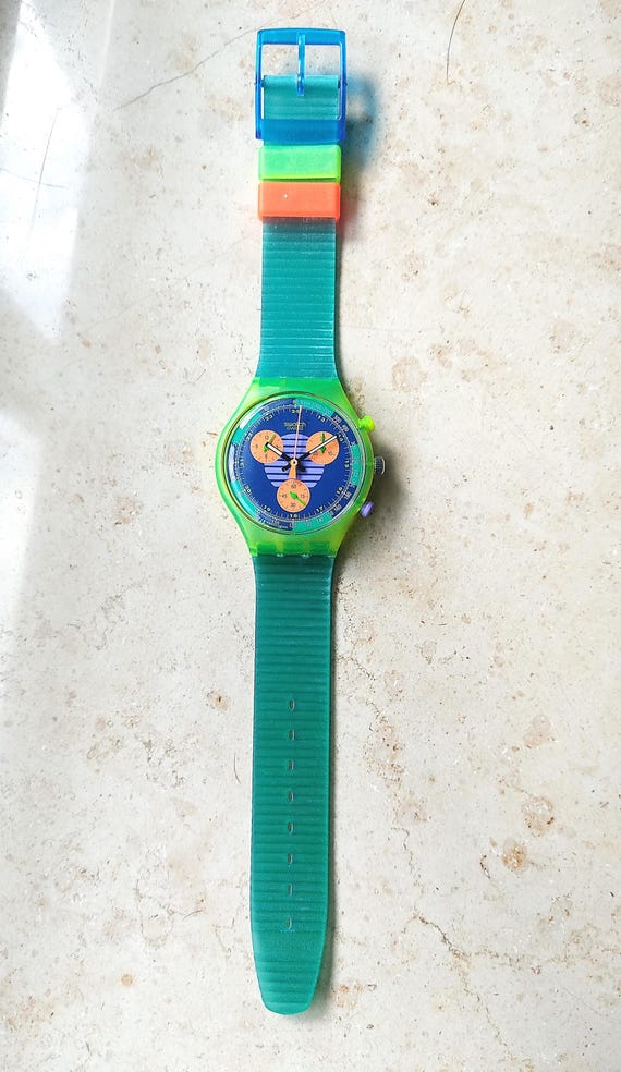 Swatch Chrono, Neo-Wave SCJ100, 1991 - Gem