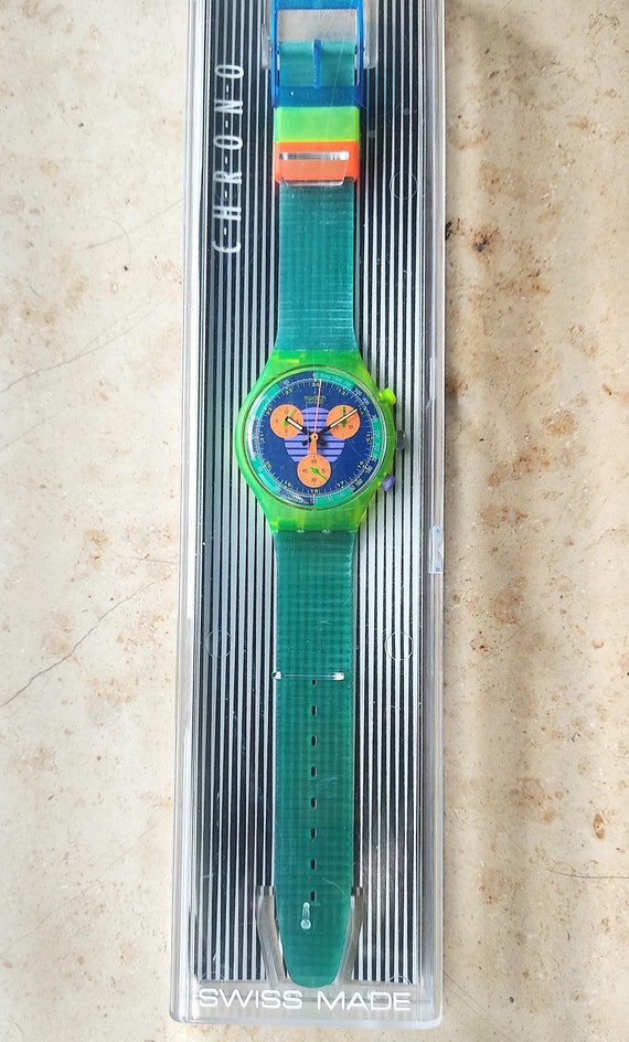 Swatch Chrono, Neo-Wave SCJ100, 1991 - Gem