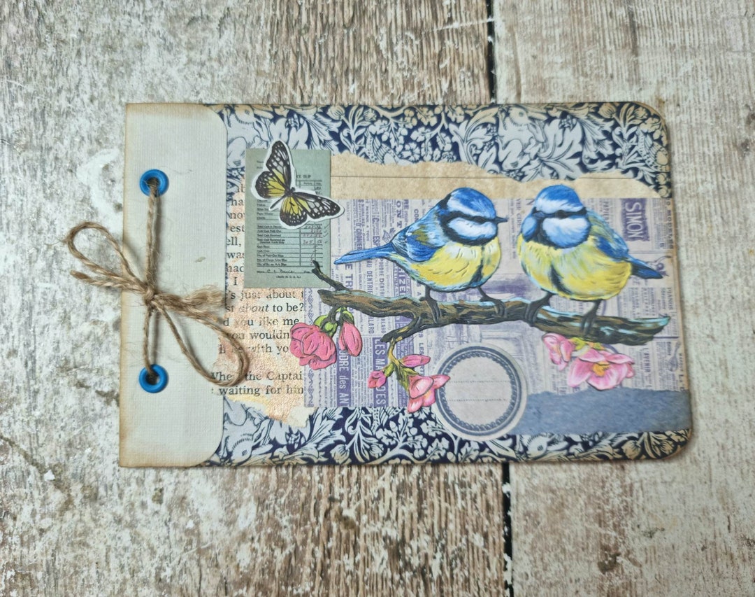 Bird Pocket Notebooks - Handmade Landscape Writing Book - Etsy