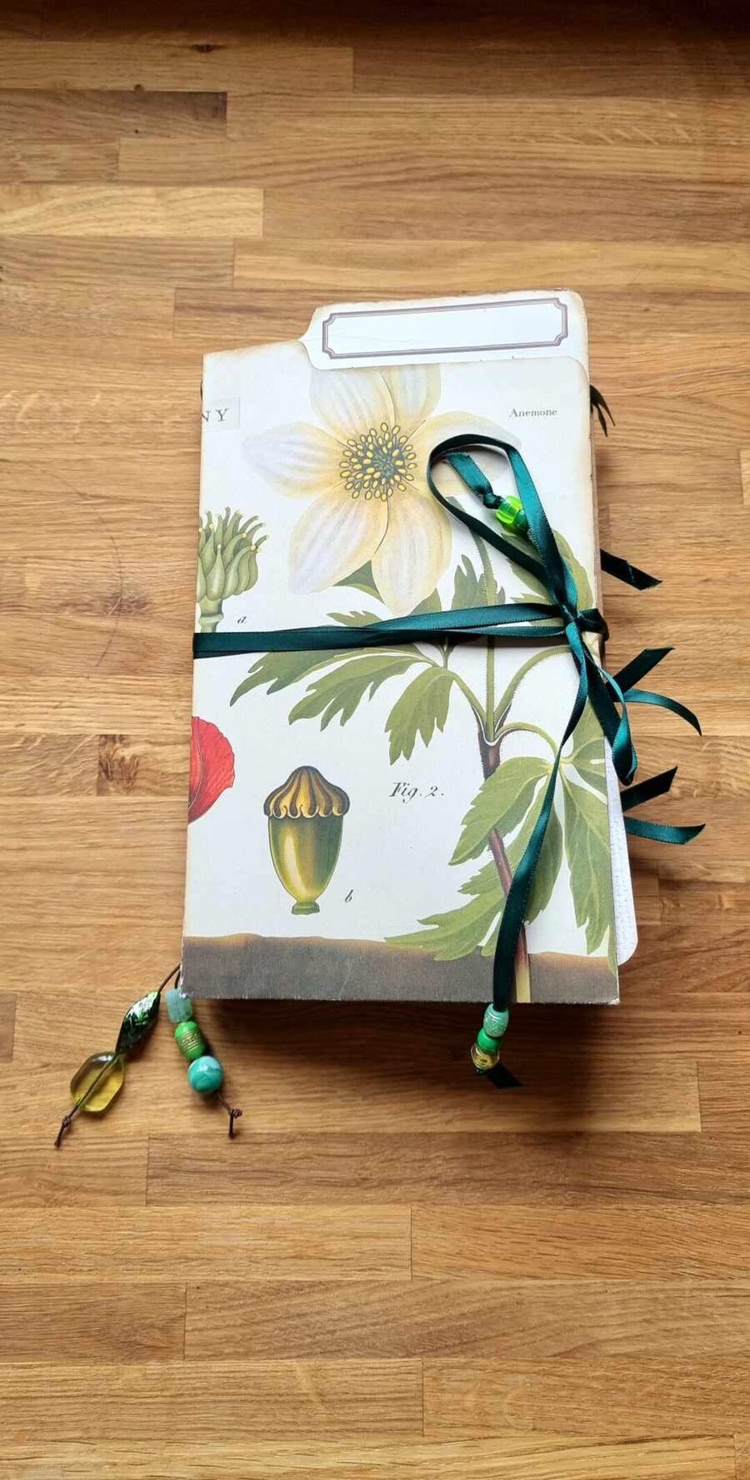 Botanical File Folder Journal - Etsy