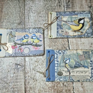 Bird Pocket Notebooks - Handmade Landscape Writing Book - Etsy