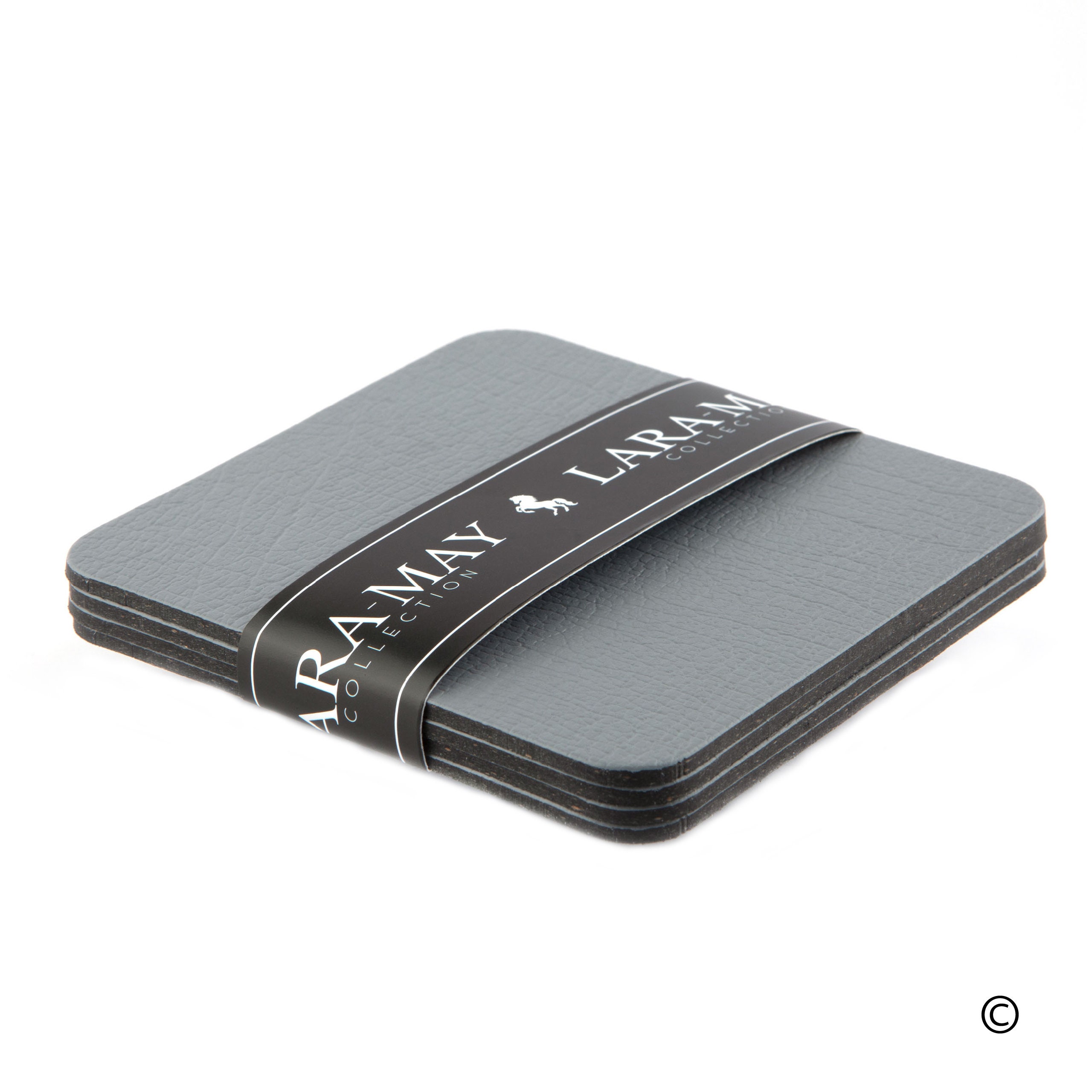 Coaster Set of 4 Light Grey Coasters Made in the UK From - Etsy