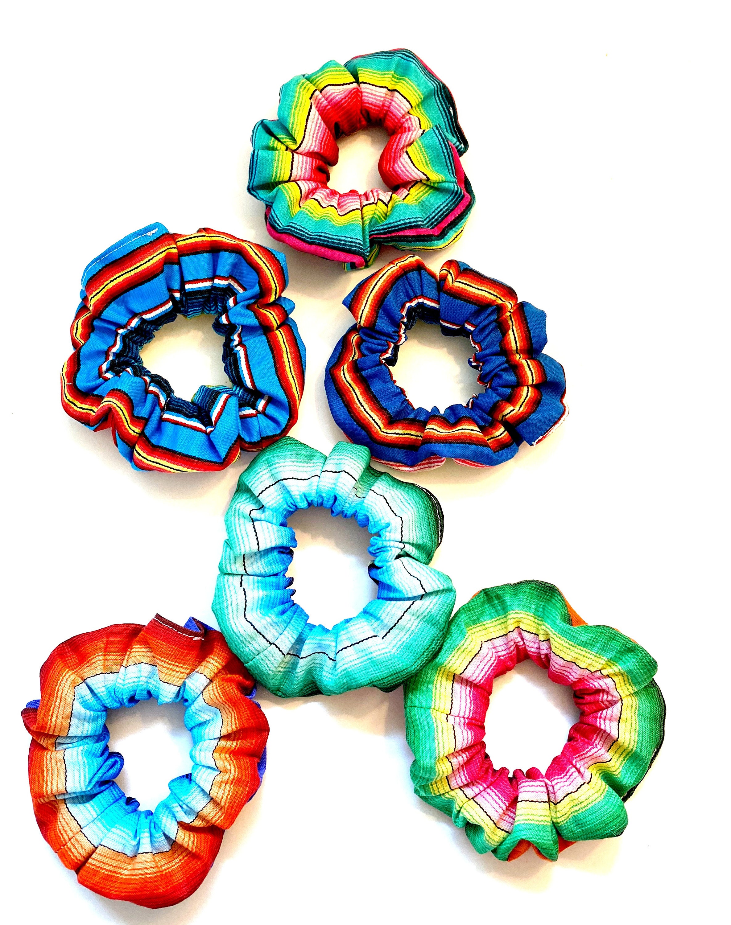 Mexican Fiesta Scrunchie Double Sided Mexican Fiesta Fuchsia - Etsy