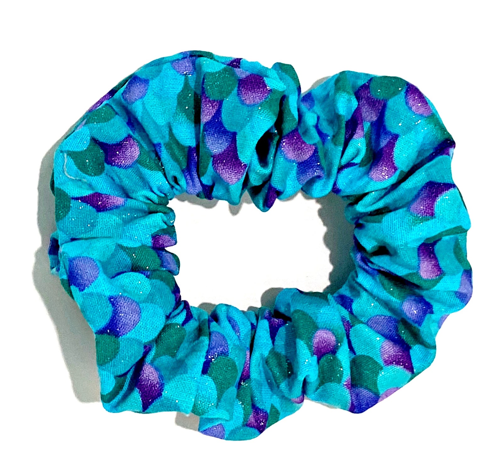 Mermaid Scales Scrunchie Ocean Scrunchie Beach Scrunchie Hair - Etsy