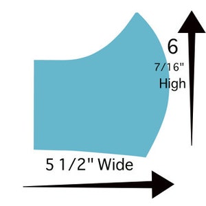 Face Mask Pre Cuts DIY Mask Cut-Outs Reusable Washable | Etsy