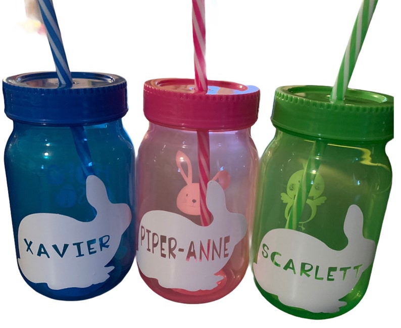 Kids Easter Cup, Customized Easter Cup, Bunny Cup, Pastel Easter Cup ...