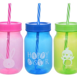 Kids Easter Cup, Customized Easter Cup, Bunny Cup, Pastel Easter Cup ...