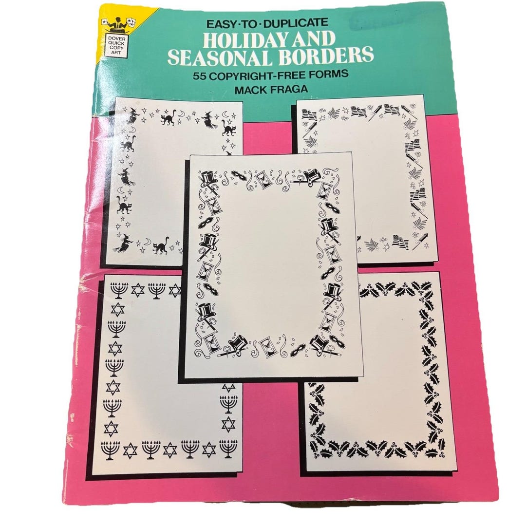 Holiday and Seasonal Designs Borders Easy to Duplicate Copyright Free ...