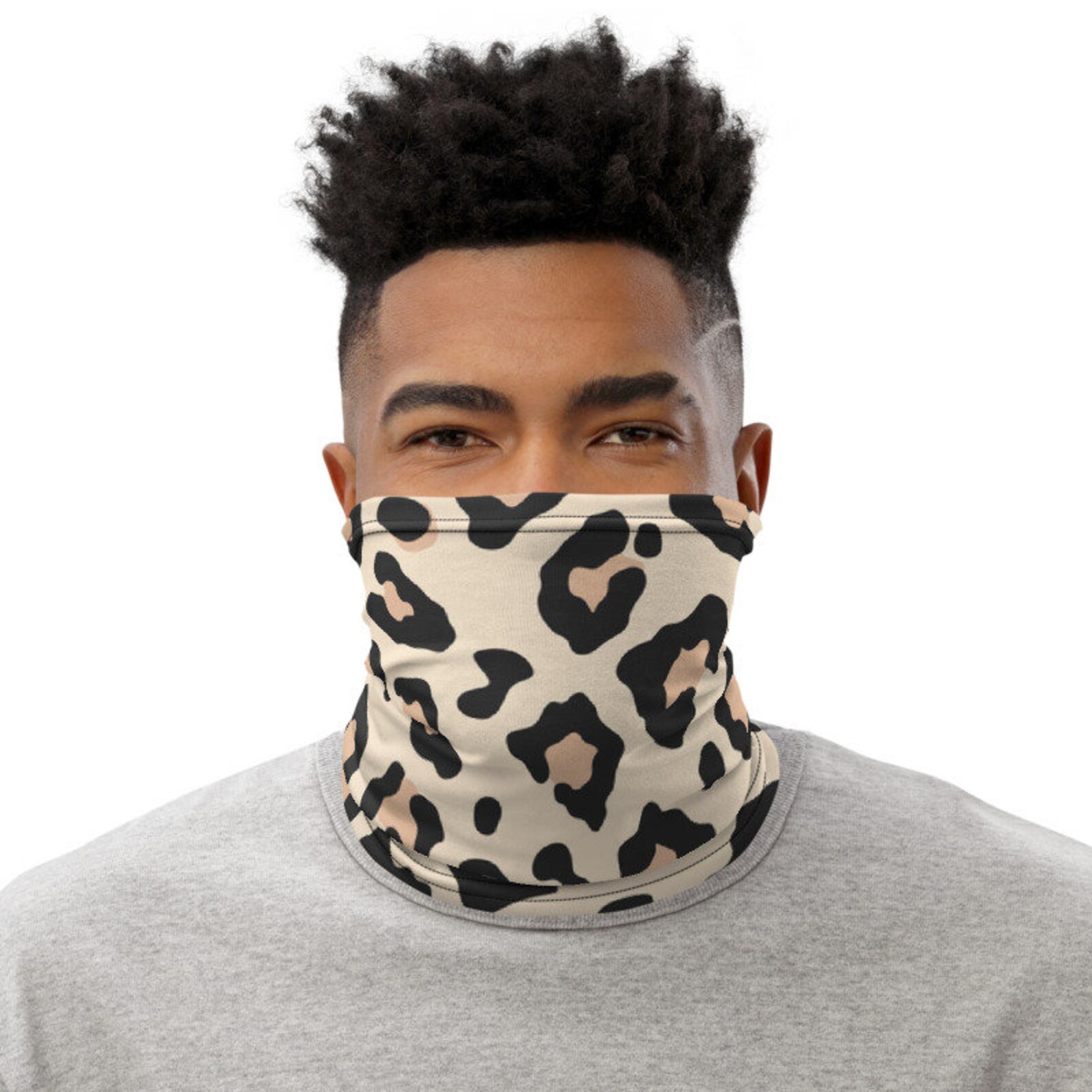 Leopard Prints Pattern | Animal Print Face Mask | Fun Gift | Creative ...