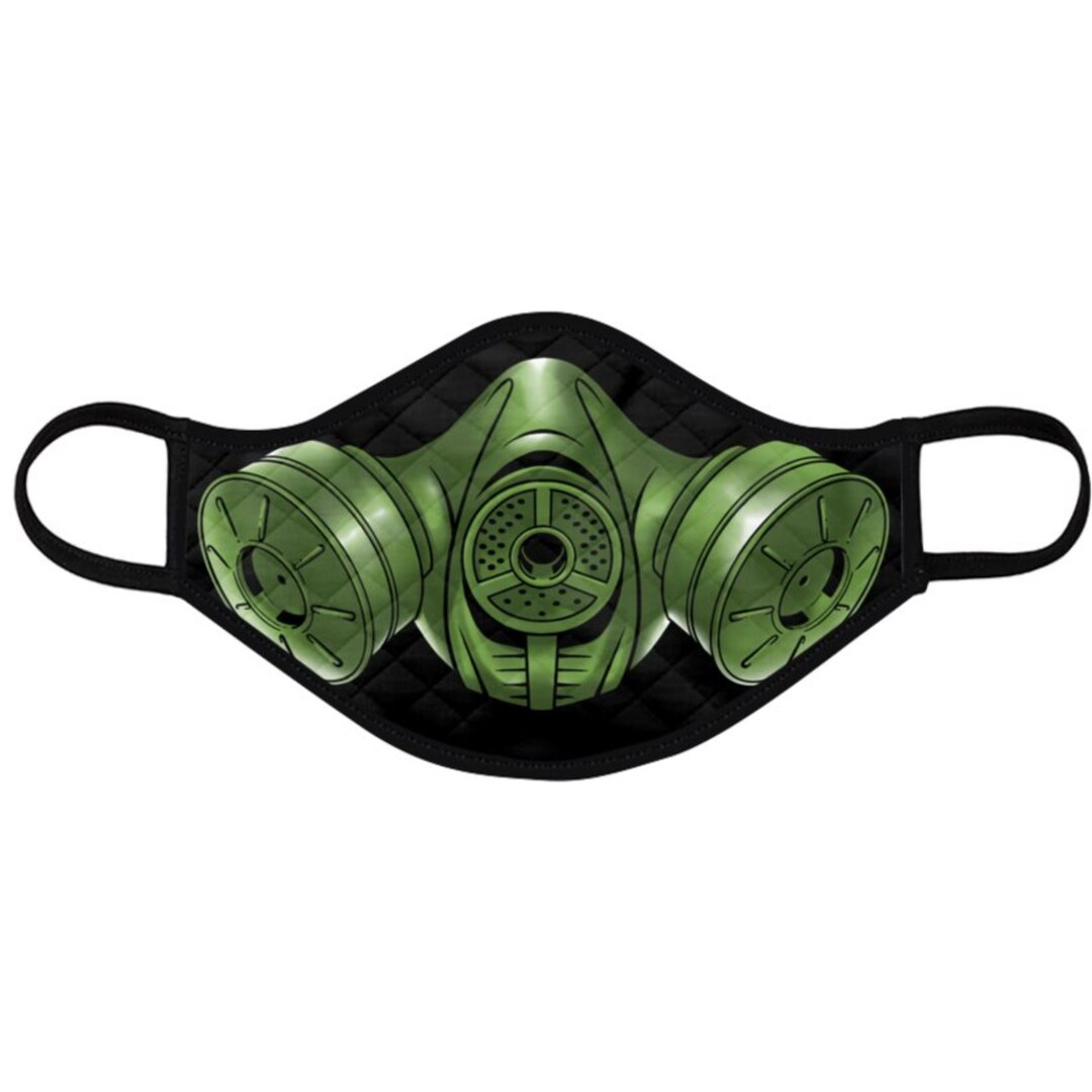 Gas Mask Print Face Mask - Small-medium-large Fit | Creative Quilted ...