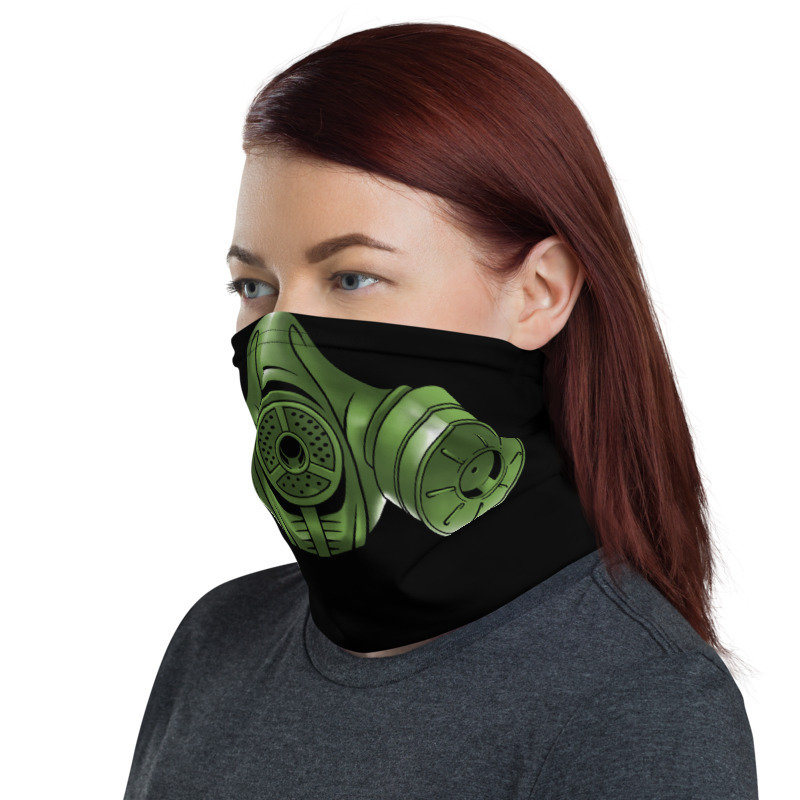Gas Mask Print Face Mask Creative Neck Gaiter Headband - Etsy